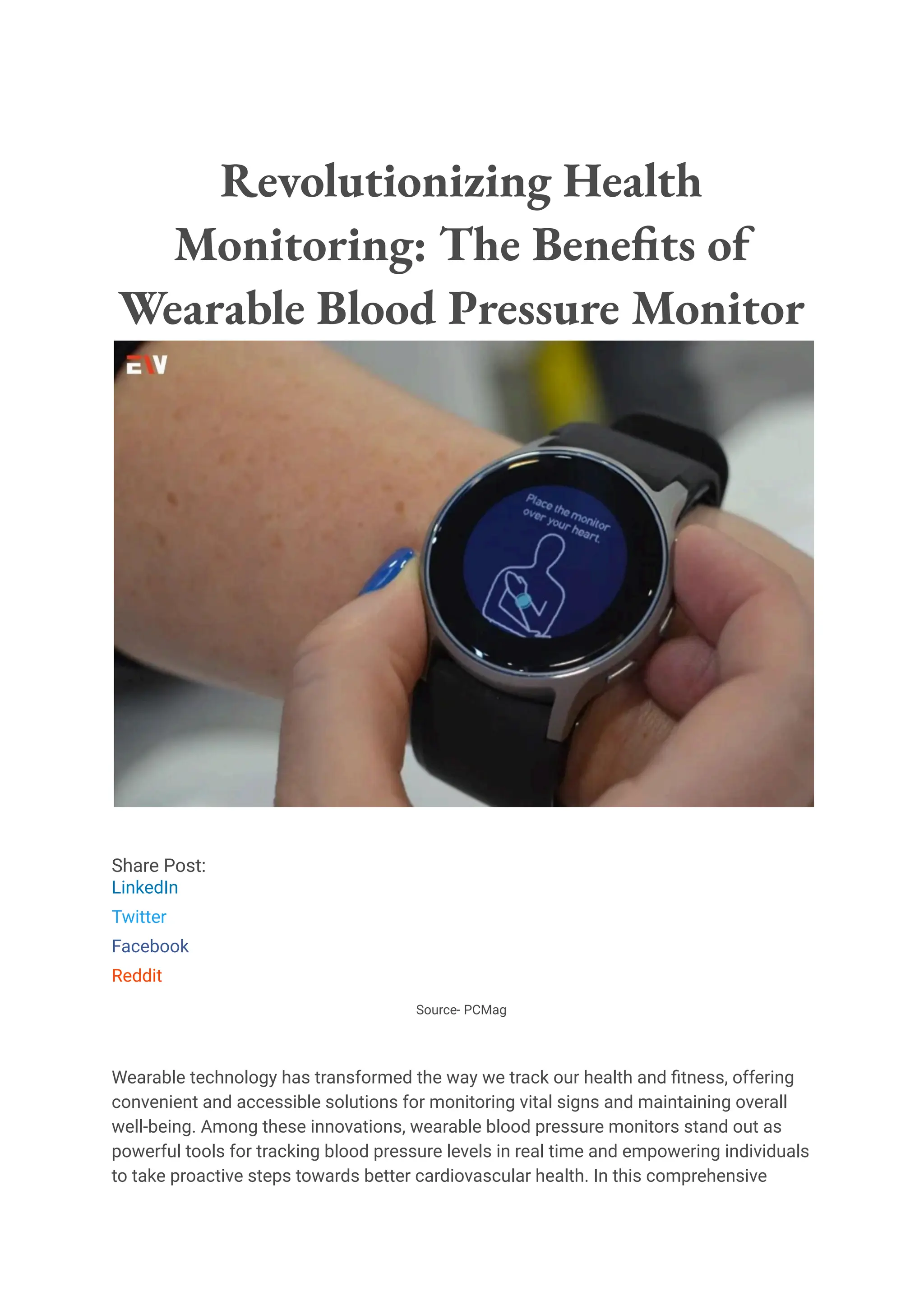 Revolutionizing Health Monitoring_ The Benefits of Wearable Blood ...