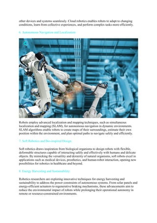 Revolutionizing Industries: A Deep Dive into the Technology in Robots | PDF