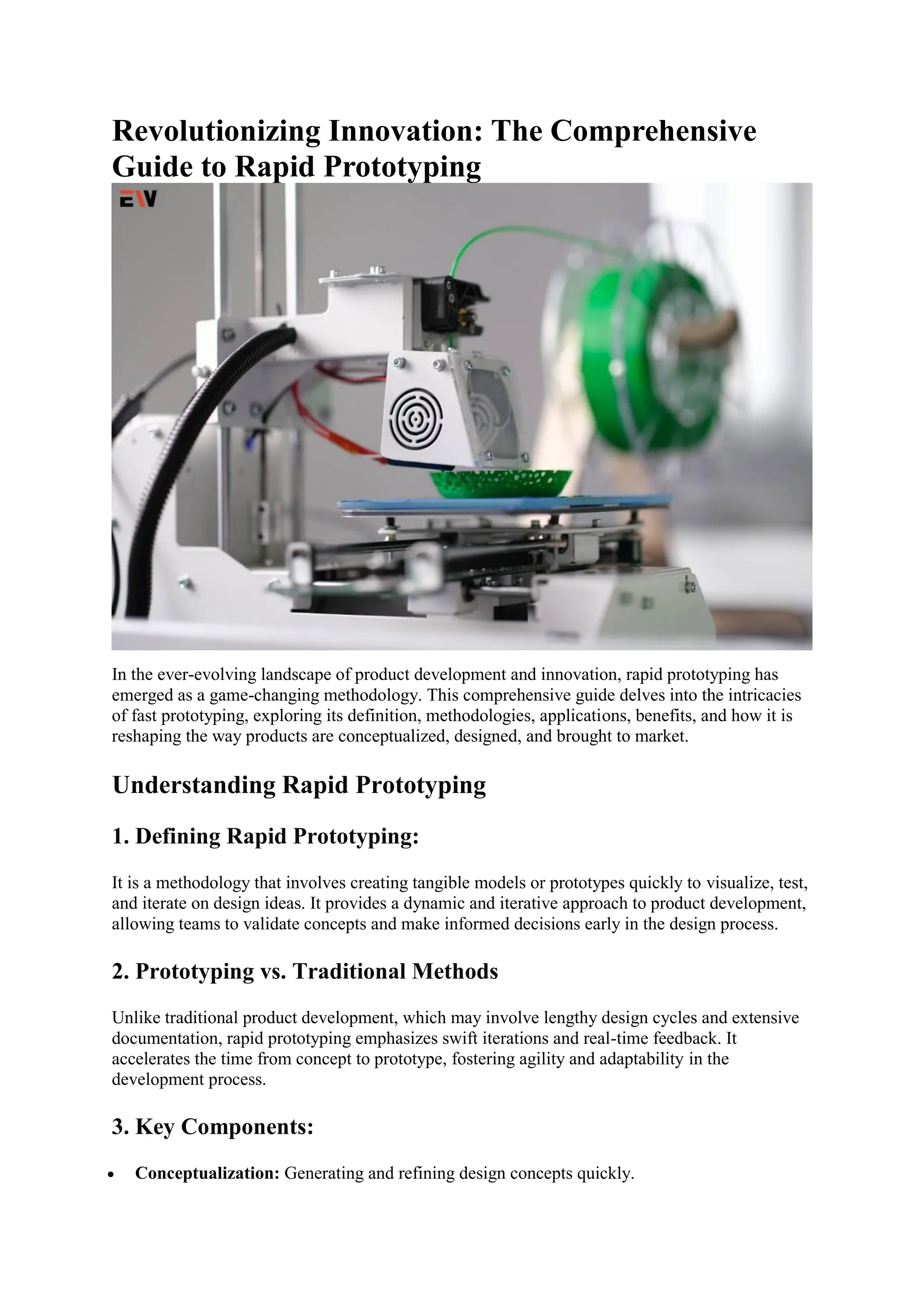 Rapid Prototyping: The Comprehensive Guide | Enterprise Wired | PDF