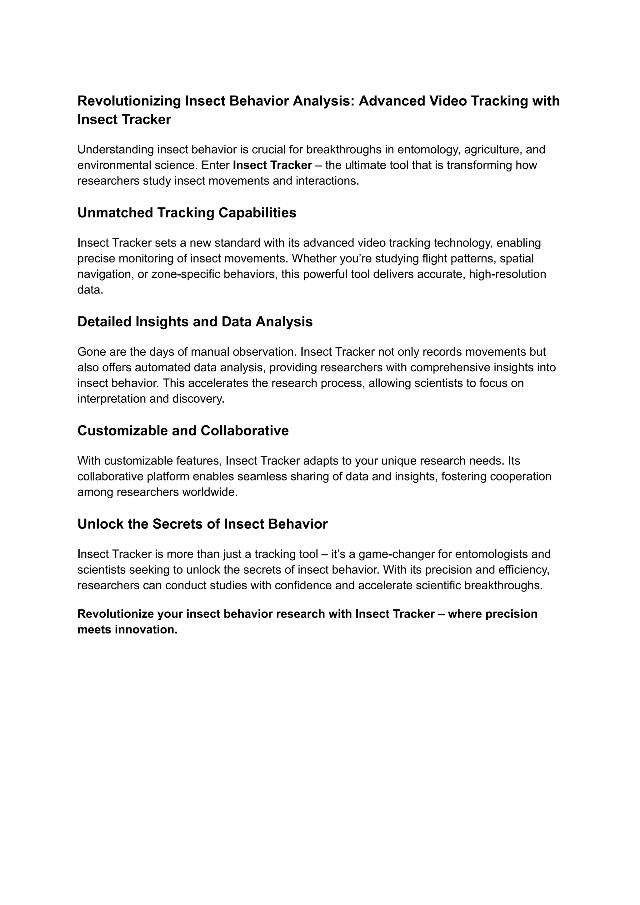 Revolutionizing Insect Behavior Analysis_ Advanced Video Tracking with ...