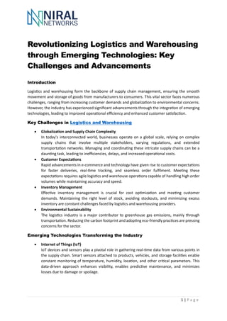 Revolutionizing Logistics and Warehousing through Emerging Technologies.pdf