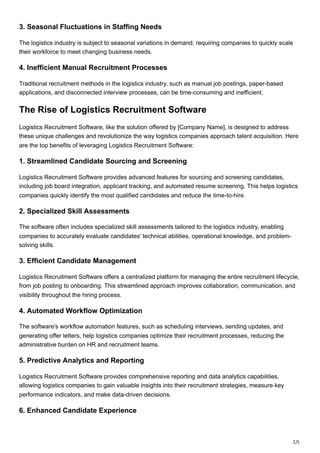 Revolutionizing Logistics Hiring Top Benefits of Logistics Recruitment ...