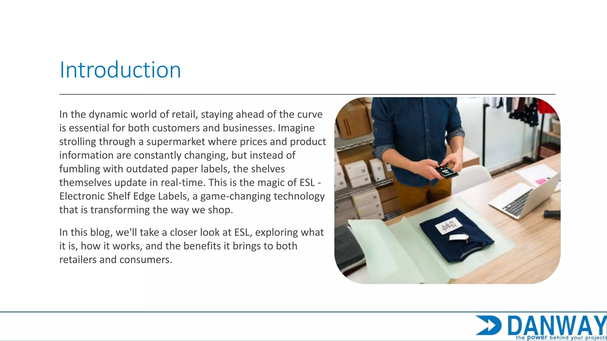 Revolutionizing Retail: ESL - Electronic Shelf Edge Labels | PPTX