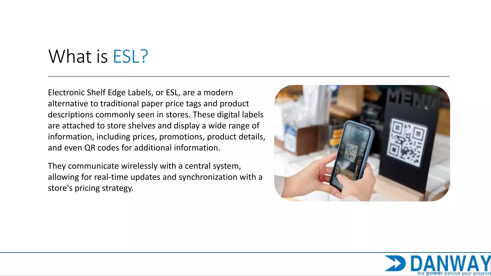 Revolutionizing Retail: ESL - Electronic Shelf Edge Labels | PPTX