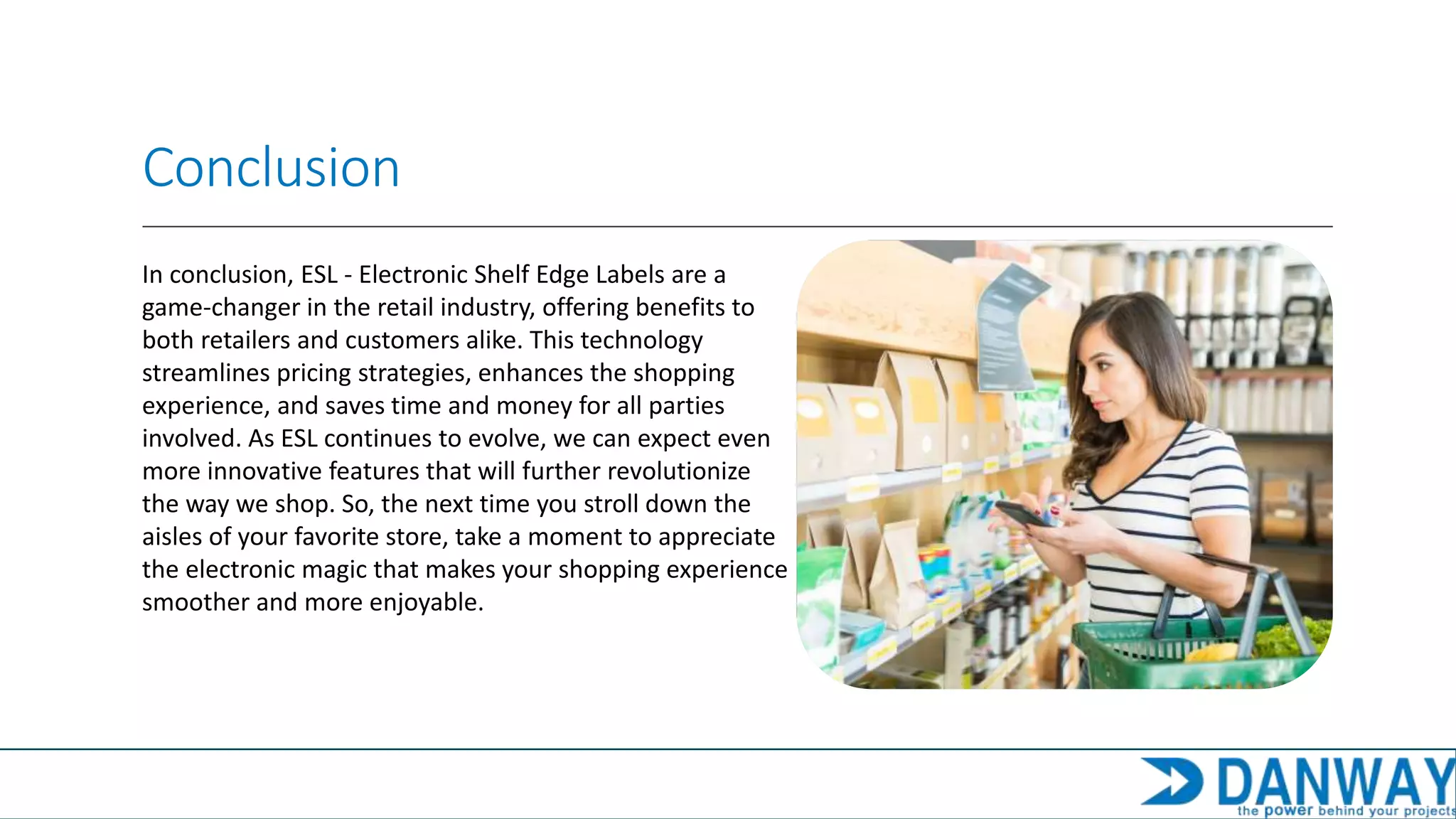 Revolutionizing Retail: ESL - Electronic Shelf Edge Labels | PPTX