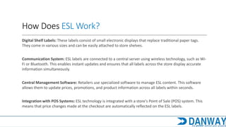 Revolutionizing Retail: ESL - Electronic Shelf Edge Labels | PPTX