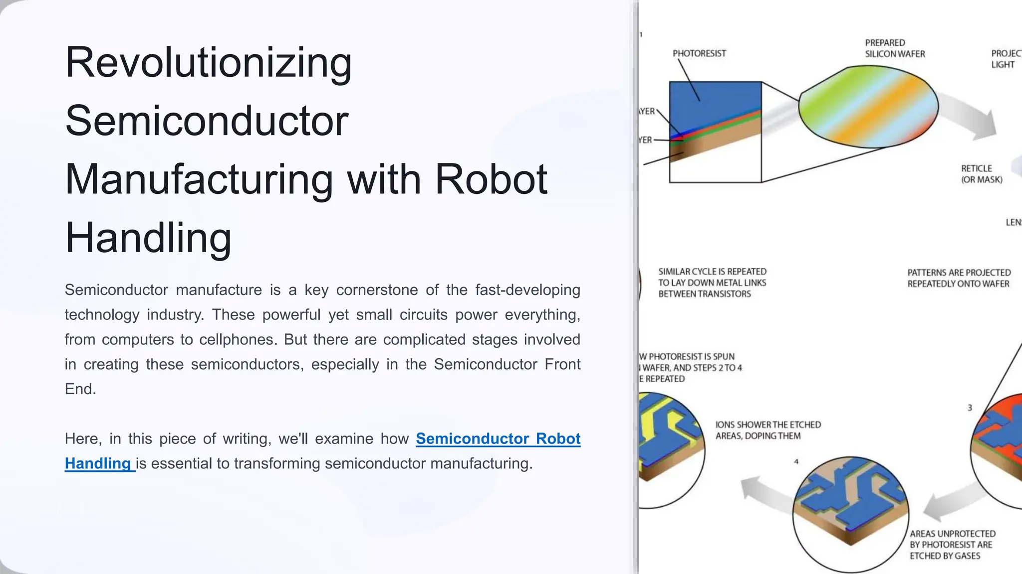 Revolutionizing Semiconductor Manufacturing with Robot Handling.pptx ...