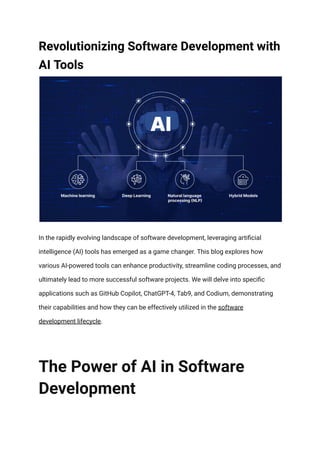 Revolutionizing Software Development with AI Tools.pdf