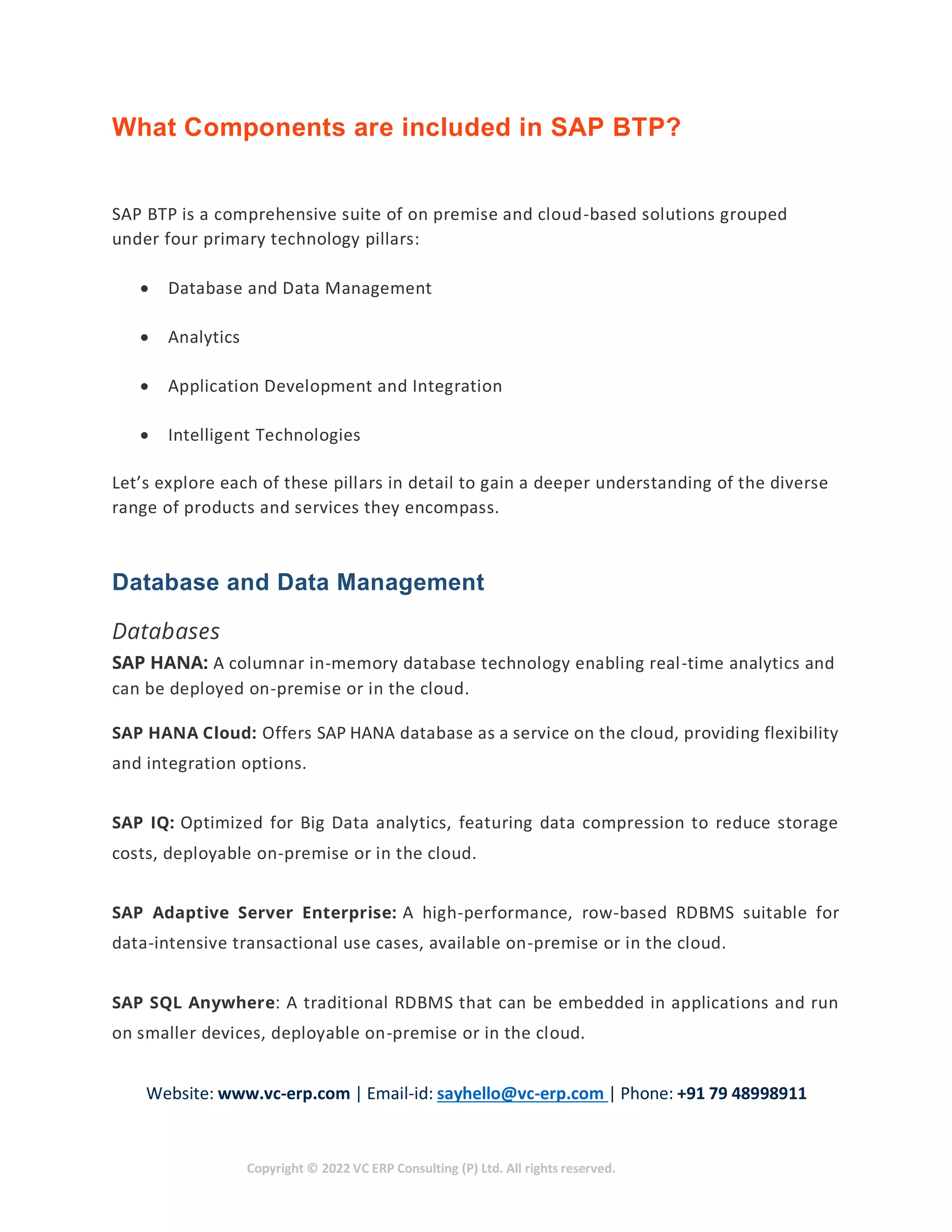 Revolutionizing the Business Landscape with SAP Business Technology ...