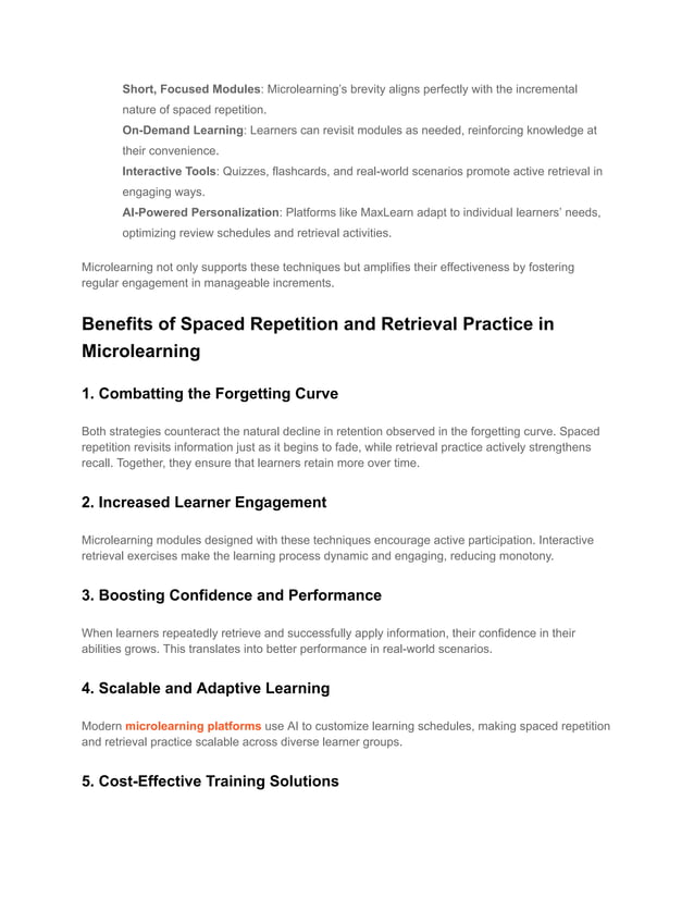 Revolutionizing Training with Spaced Repetition in Microlearning ...