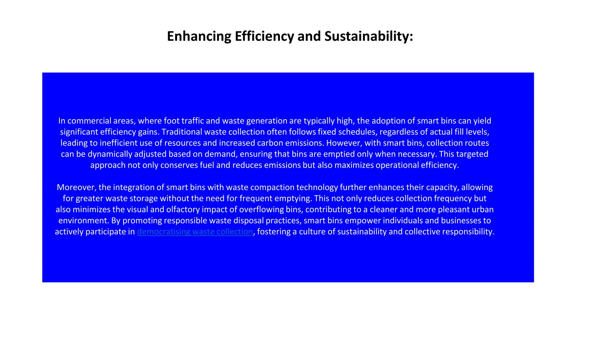 Revolutionizing Waste Collection - The Power of Smart Bins in ...