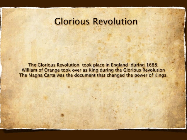 Revolutions keynote history | PPT