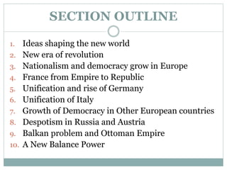 Revolution, nationalism and democracy | PPTX