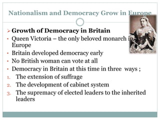 Revolution, nationalism and democracy | PPTX