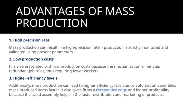 Revolution of mass production powerpoint | PPT