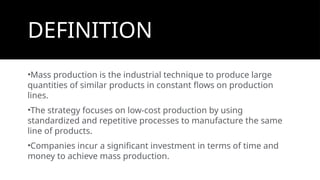 Revolution of mass production powerpoint | PPT | Free Download