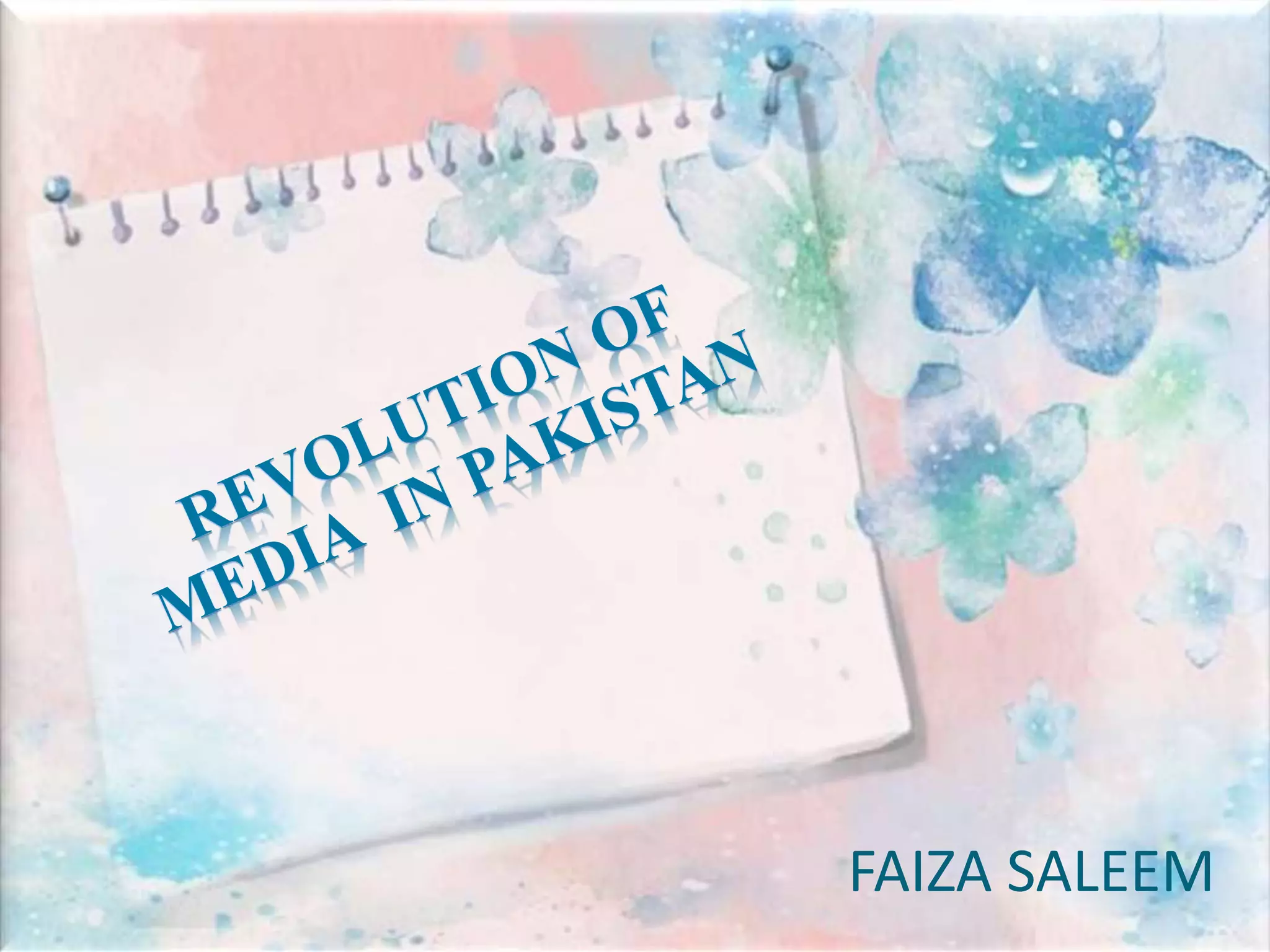 ''Revolution of Social media in Pakistan'' | PPTX