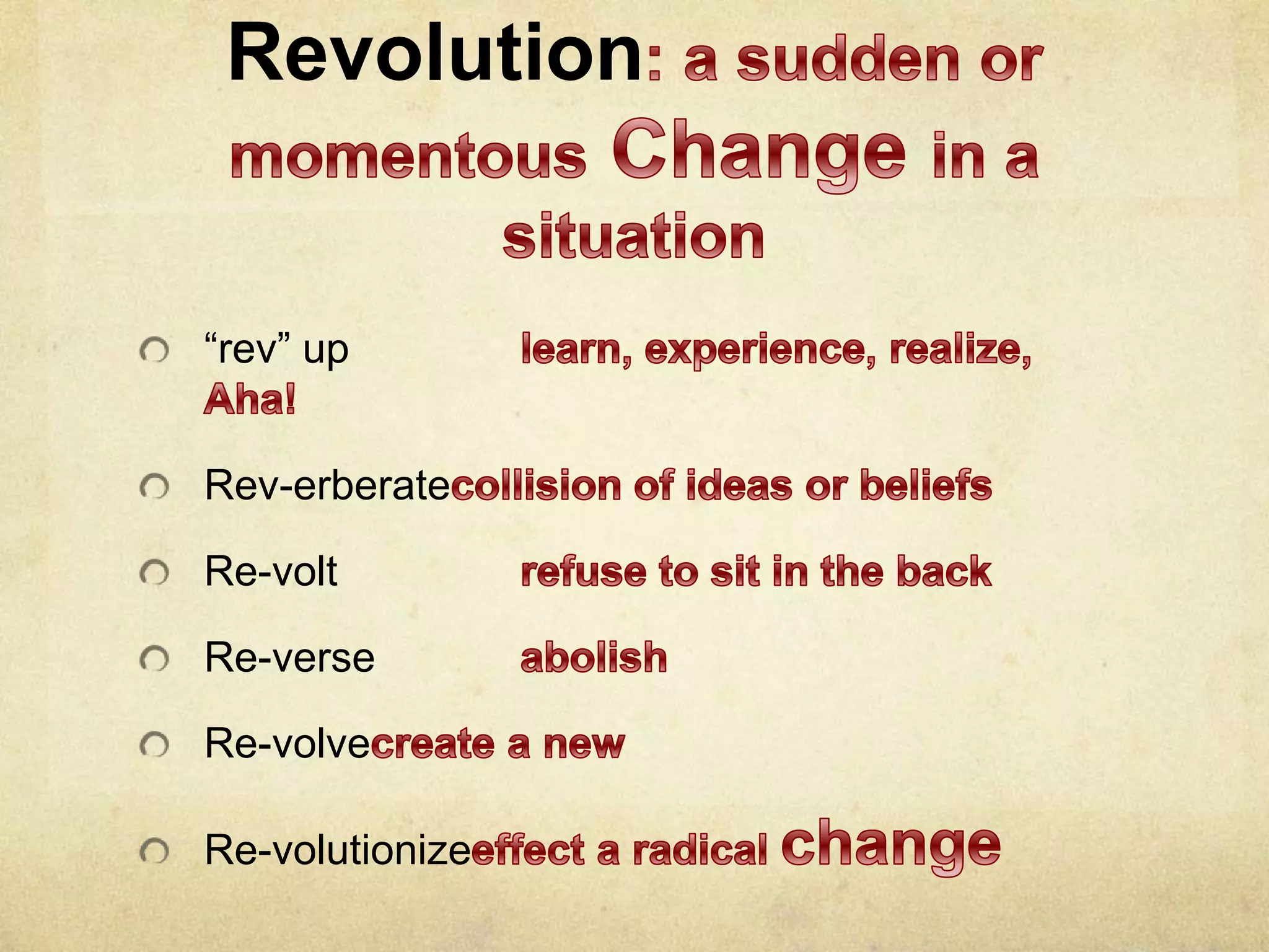 Revolution,reaction,reform, in history | PPTX