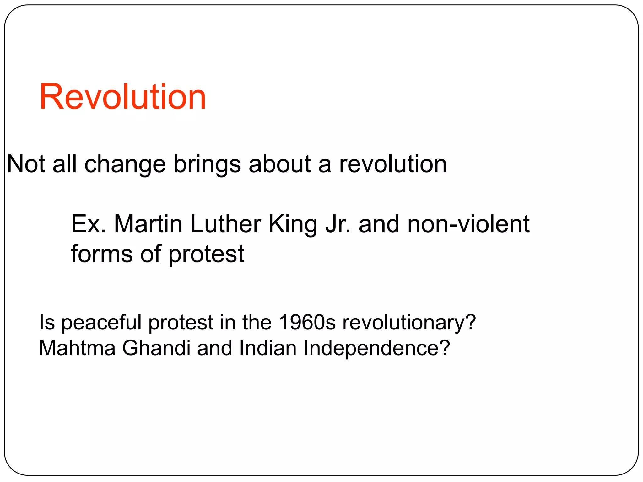 Revolution, Reaction, Reform in History - Theme Workshop 2012 | PPTX