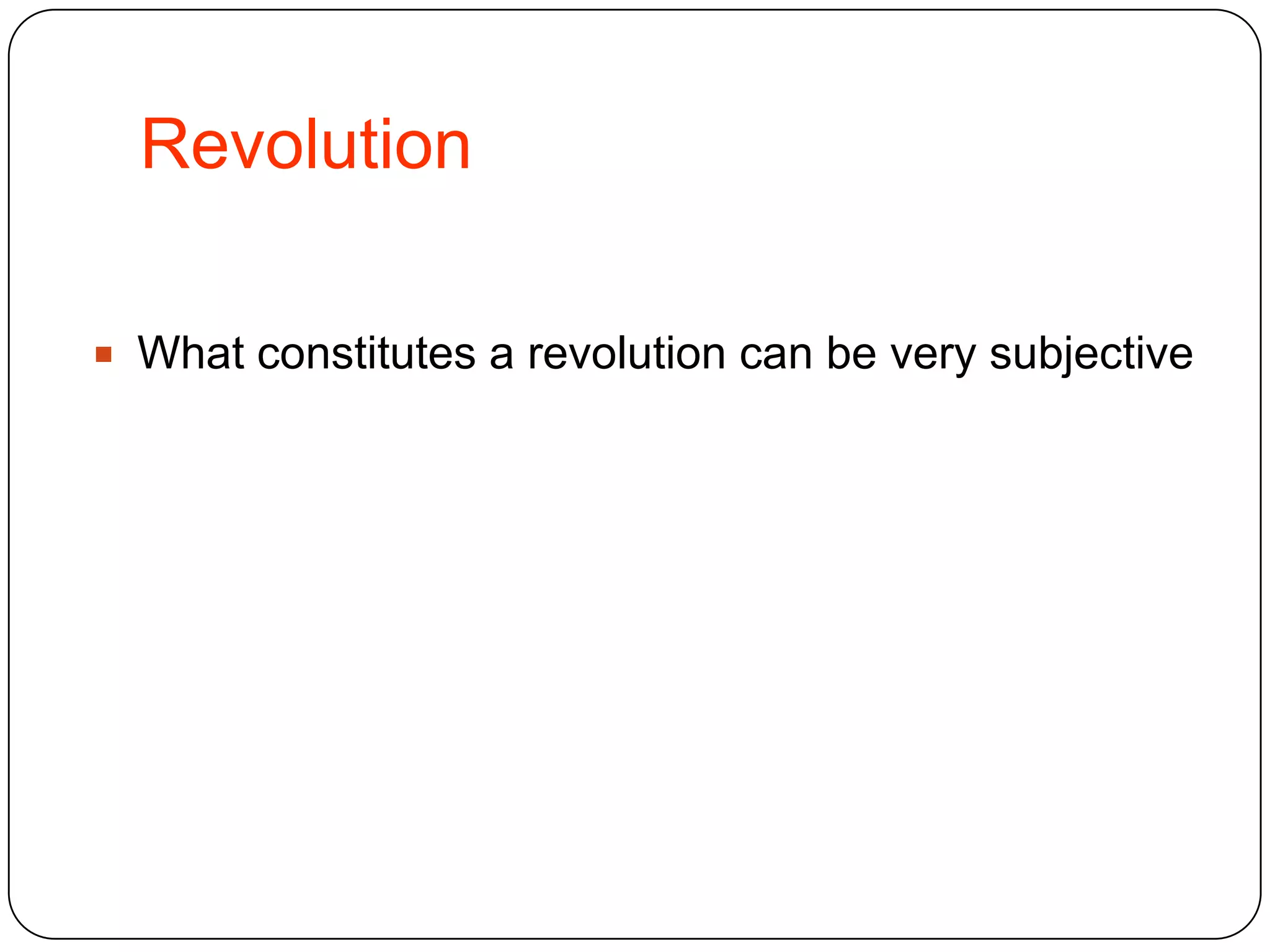 Revolution, Reaction, Reform in History - Theme Workshop 2012 | PPTX