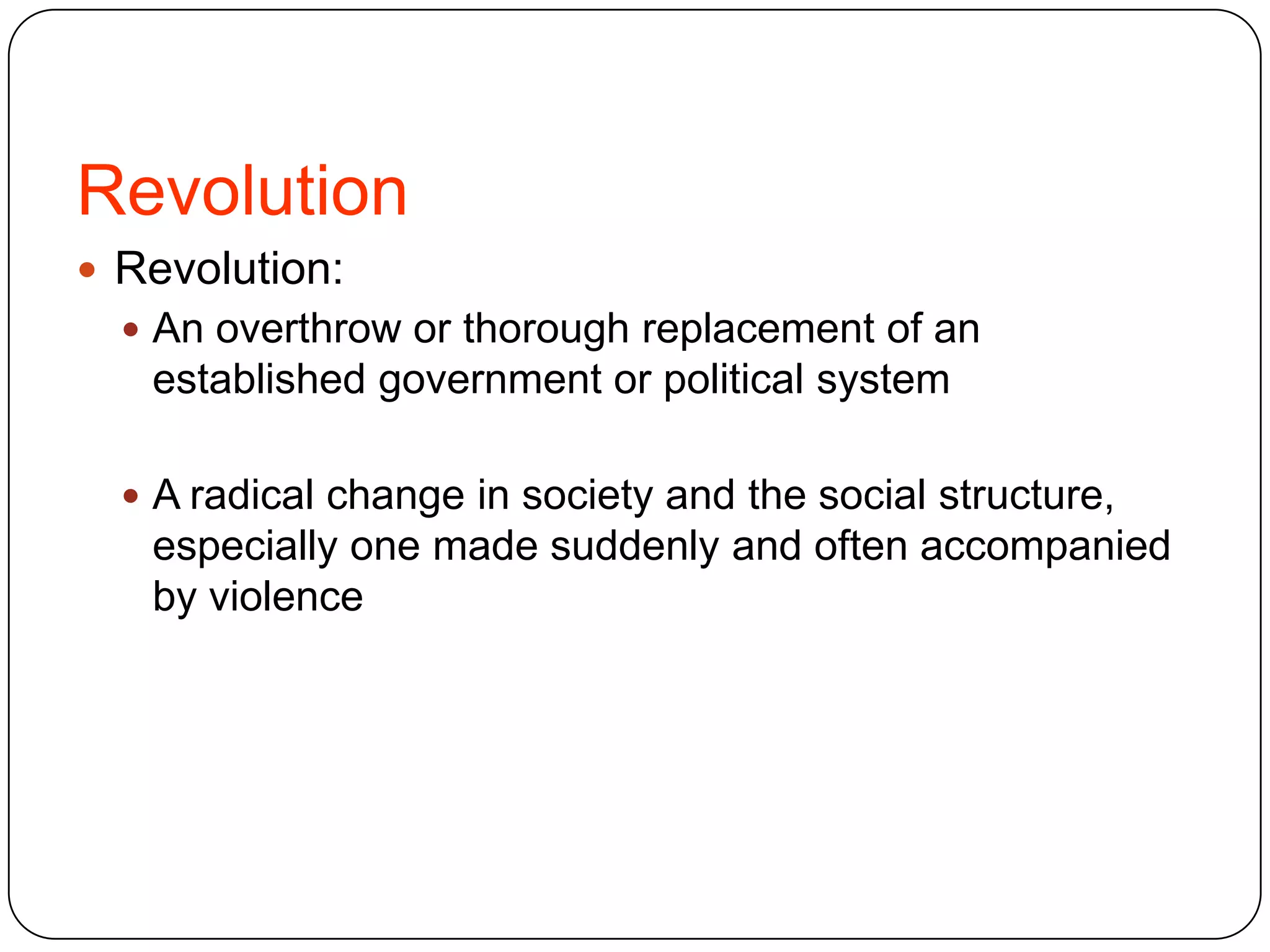 Revolution, Reaction, Reform in History - Theme Workshop 2012 | PPTX