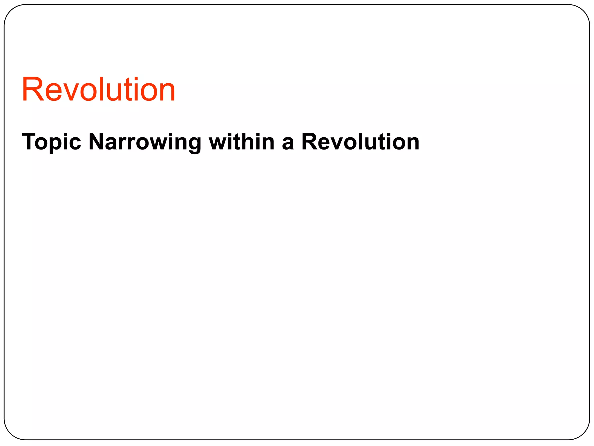 Revolution, Reaction, Reform in History - Theme Workshop 2012 | PPTX