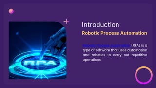 Revolution Robotic Process Automation in Business 2023 | PPTX