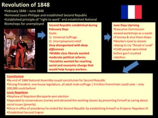 Revolutions of 1830 1848 | PPT