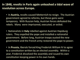 Revolutions of 1830 1848 | PPT