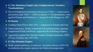 Revolutions and State Formation in Europe, 1st lecture | PDF