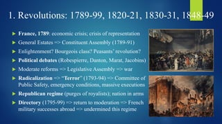Revolutions and State Formation in Europe, 1st lecture | PDF