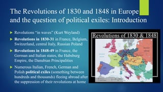 Revolutions and State Formation in Europe, 6th lecture: 1830 and 1848 ...