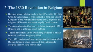 Revolutions and State Formation in Europe, 6th lecture: 1830 and 1848 ...