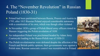 Revolutions and State Formation in Europe, 6th lecture: 1830 and 1848 ...