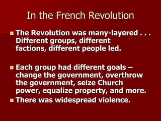 Revolutions Compared (18th and 19th century) | PPTX