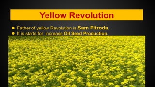 Revolutions in agriculture ppt | PPTX