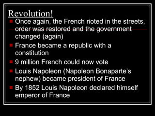 Revolutions of 1830& 1848 review | PPT