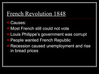 Revolutions of 1830& 1848 review | PPT