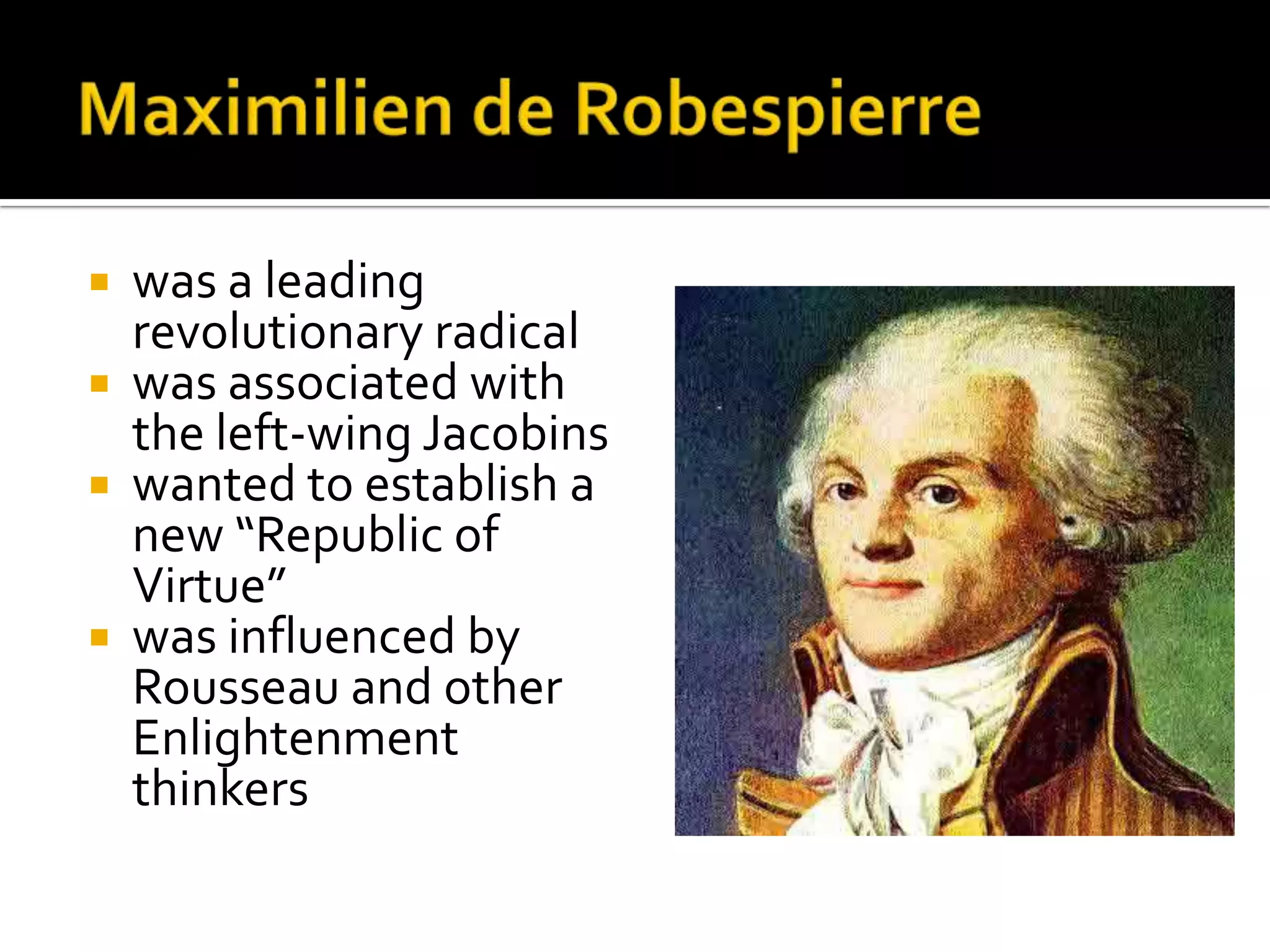 Revolution to terror | PPTX