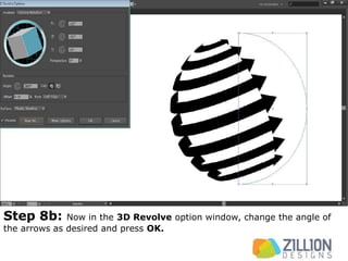 11 Steps: How to Make Revolve Arrows in Adobe Illustrator Using 3D Effect | PPTX