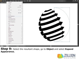 11 Steps: How to Make Revolve Arrows in Adobe Illustrator Using 3D ...
