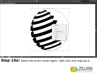 11 Steps: How to Make Revolve Arrows in Adobe Illustrator Using 3D ...
