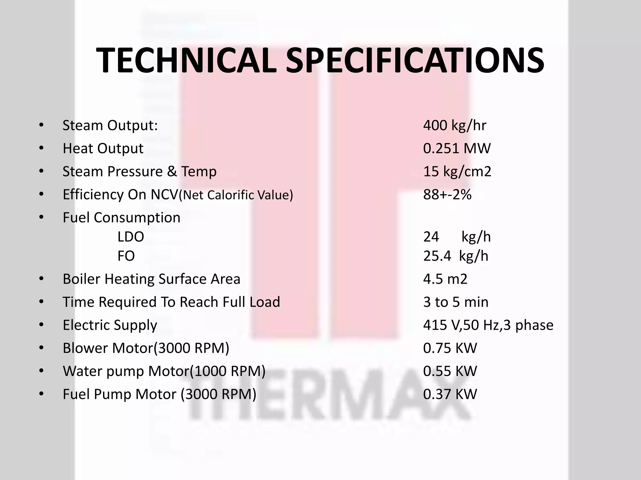Revomax boiler (thermax) | PPTX