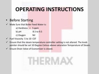 Revomax boiler (thermax) | PPTX