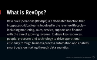RevOps: Automating Revenue Operations to Drive Revenue Growth | PPT