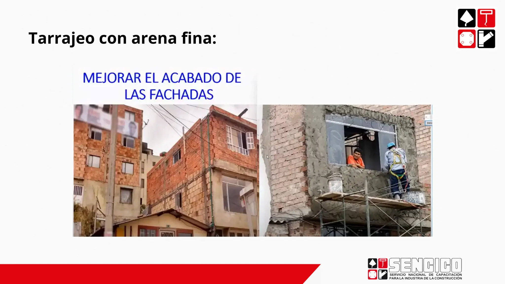 Tarrajeo, tipos de tarrajeos, empastados, solaqueos y otros ...