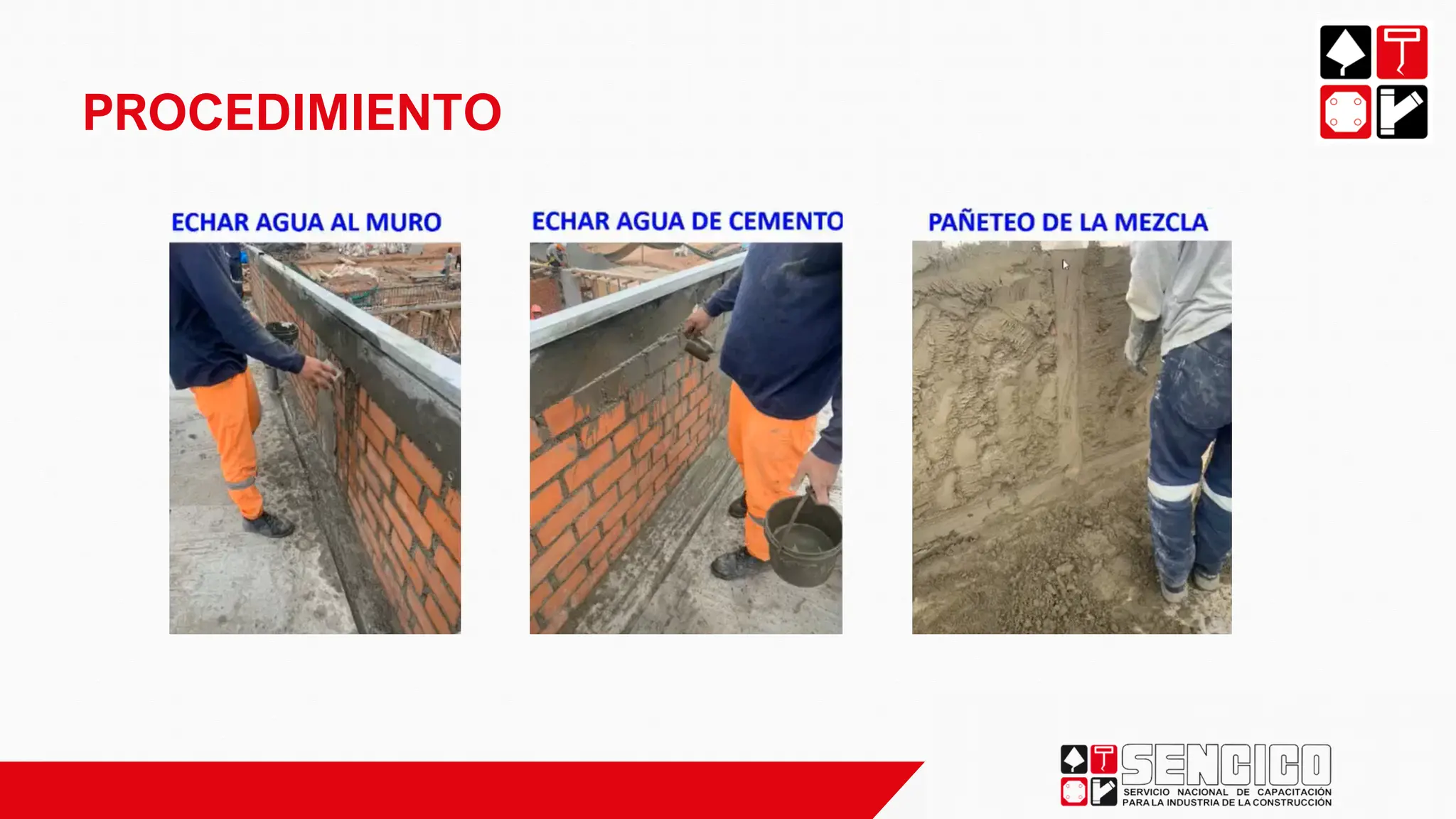 Tarrajeo, tipos de tarrajeos, empastados, solaqueos y otros ...
