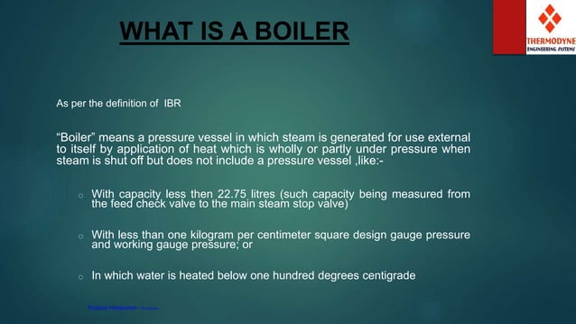 Revosteam- Coil Type Boiler | PPTX