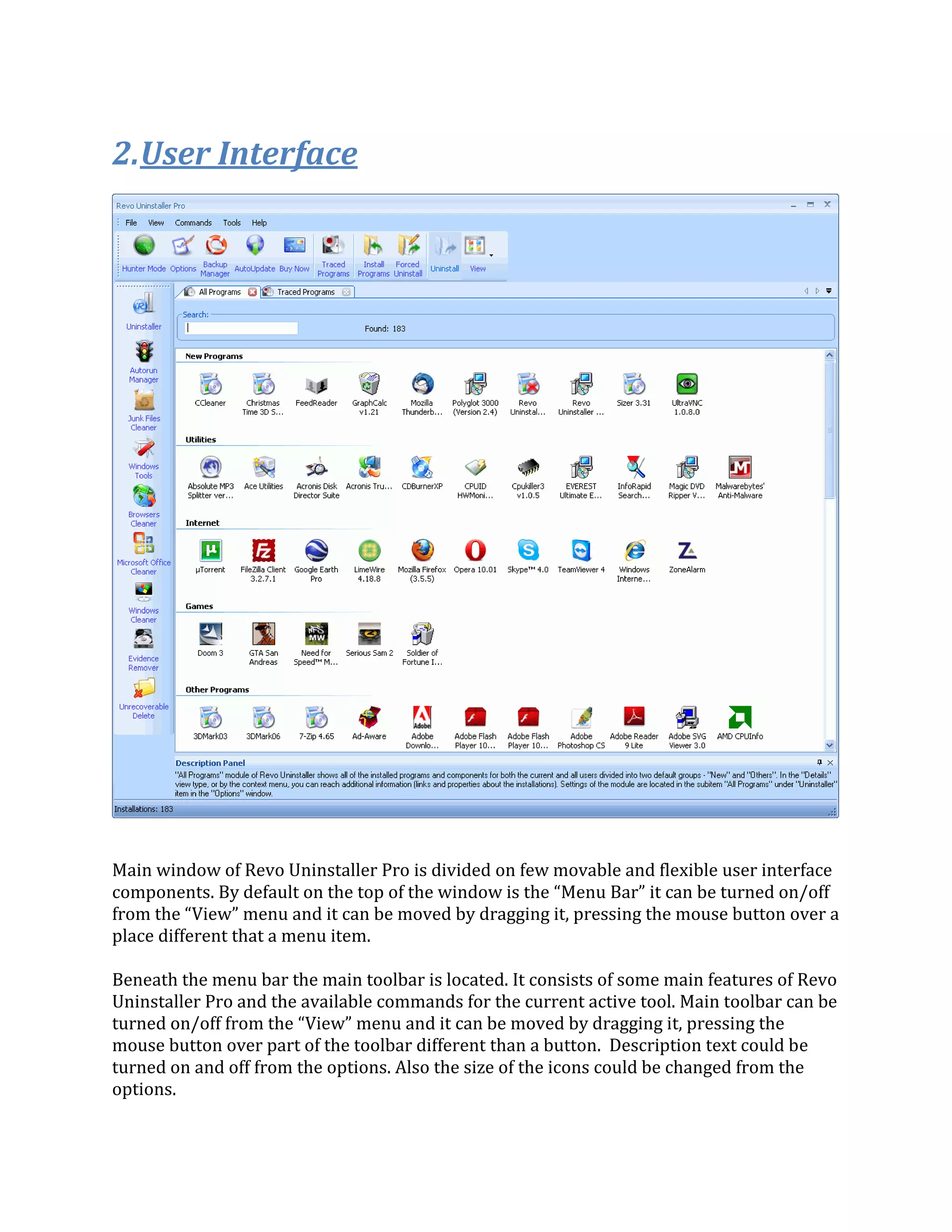 Revo Uninstaller Pro Help | PDF