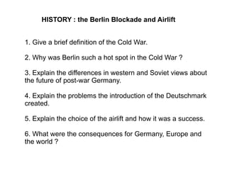 Revsion powerpoint for English European Section | PPT